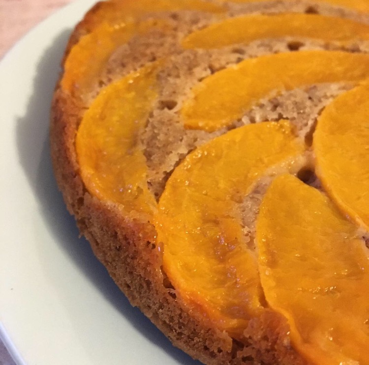 Cinnamon Peach Tea Cake |GF|V| – Sage & Citrus